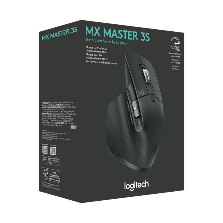 Mouse Inalámbrico Logitech MX Master 3S - Doble Click Unilago