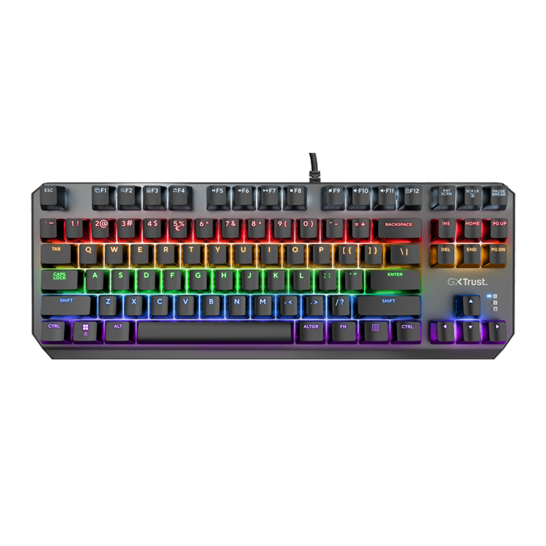 Teclado Mecánico Trust Callaz GXT 834 TKL - Doble Click Unilago