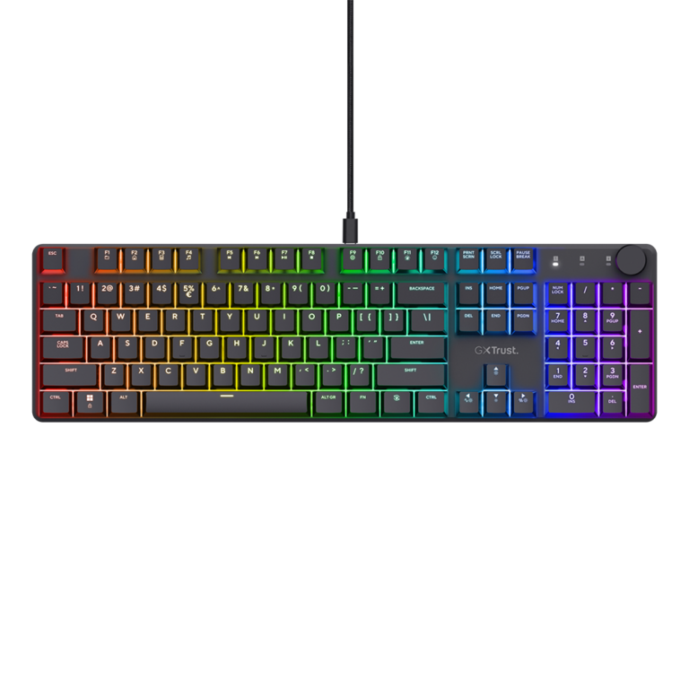 Teclado Mecánico Trust Torix GXT 866 - Doble Click Unilago