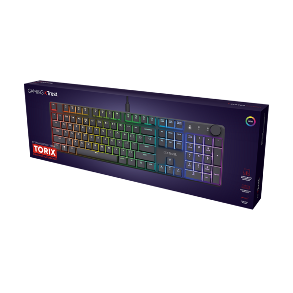 Teclado Mecánico Trust Torix GXT 866 - Doble Click Unilago